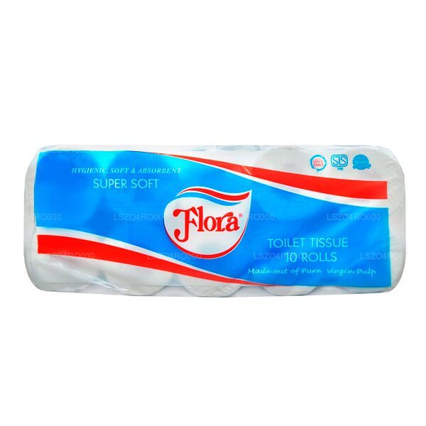 Flora Tissues Toilet Tissue Rolls 2 Ply Ten Pack – Lakpura®